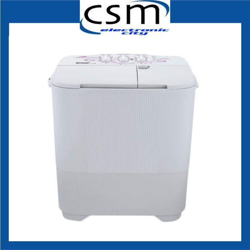 Jual MESIN CUCI SHARP EST 80 MW 7KG 2 TABUNG 80MW 7 KG PURE MAGIC LOW ...