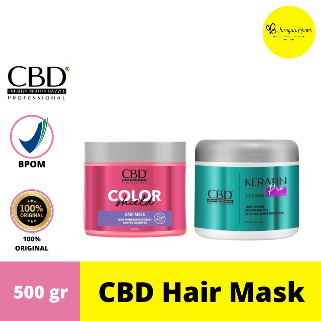 Jual CBD Hair Mask / Masker Rambut 500gr / Keratin / Color Shield ...