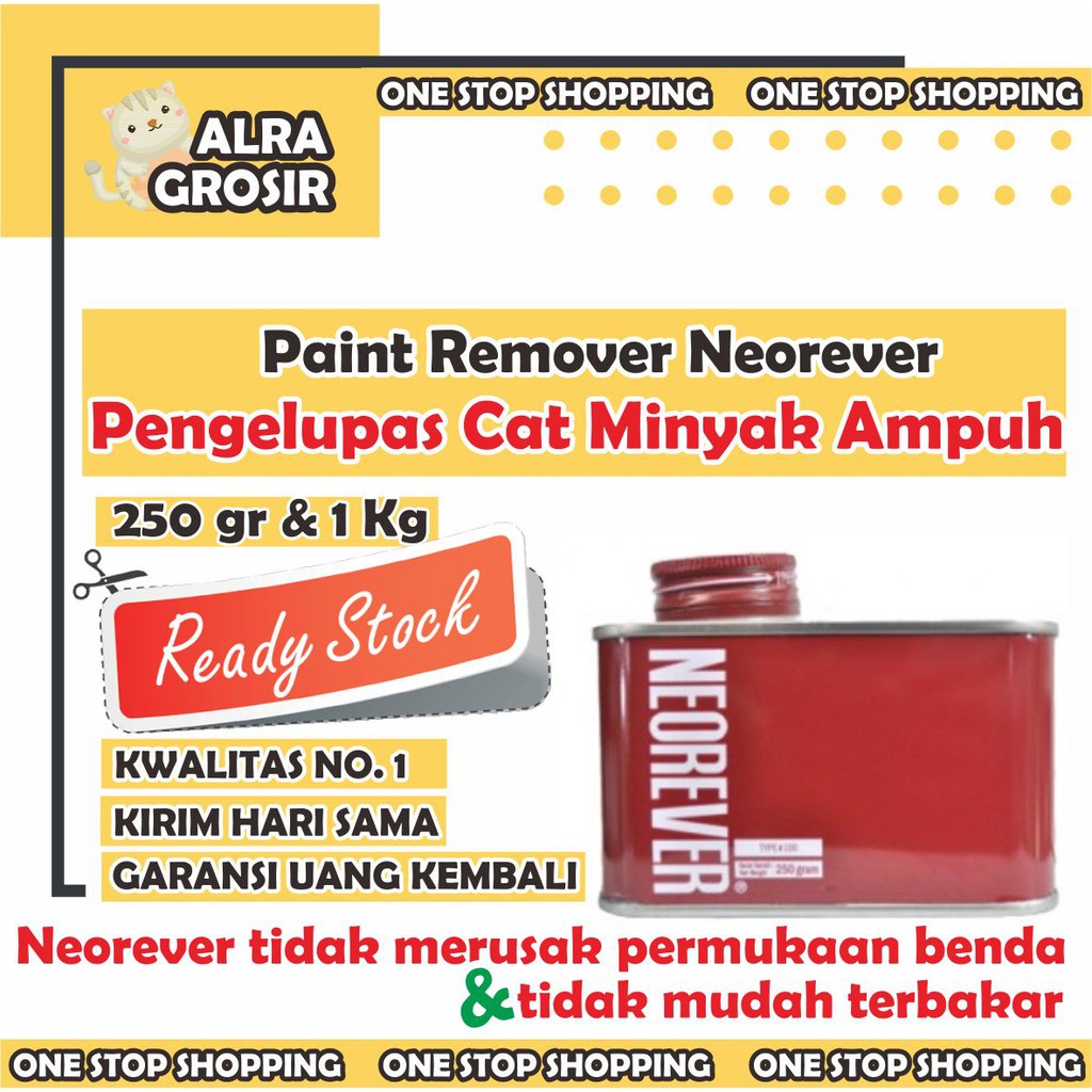 Jual Neorever Perontok cat / Paint Remover 250 gram Paint Remover ...