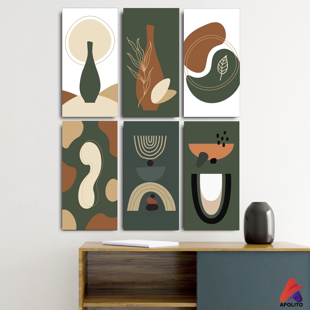Jual APOLITO HIASAN DINDING ABSTRAK 10X20 CM PAJANGAN WALL DECOR ...