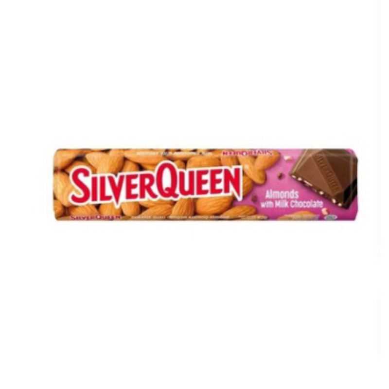 Jual Silver Queen Almond Milk Chocolate 62gr | Shopee Indonesia