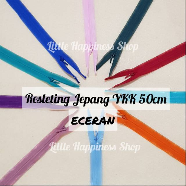 Jual Resleting Jepang YKK 50cm ECER ( 1 ) | Shopee Indonesia