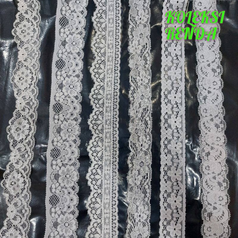 Jual Renda stretch, renda street, renda strech lebar 2cm, 3cm, renda ...