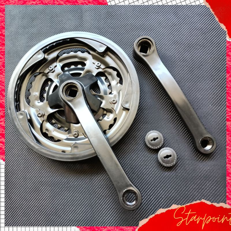 Jual 28T-38T-48T CRANK 3 SPEED GIR DEPAN SEPEDA MTB 3 SUSUN - STARPOINT ...