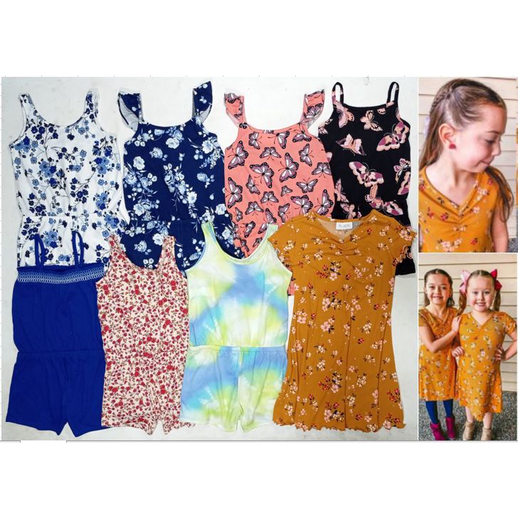 Jual COD JUMPSUIT ROMPER DRESS ANAK PEREMPUAN PLACE 4-16 TAHUN | Shopee ...