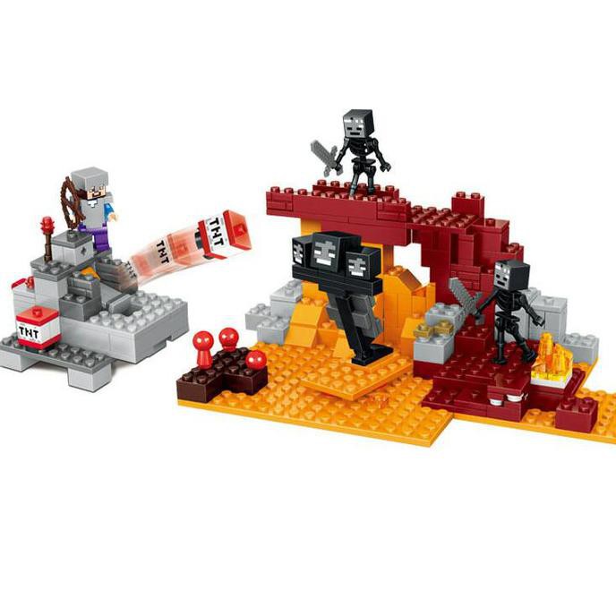 Jual Cuci Gudang Awal Tahun Lego Minecraft The Wither 256 pcs (18004 ...
