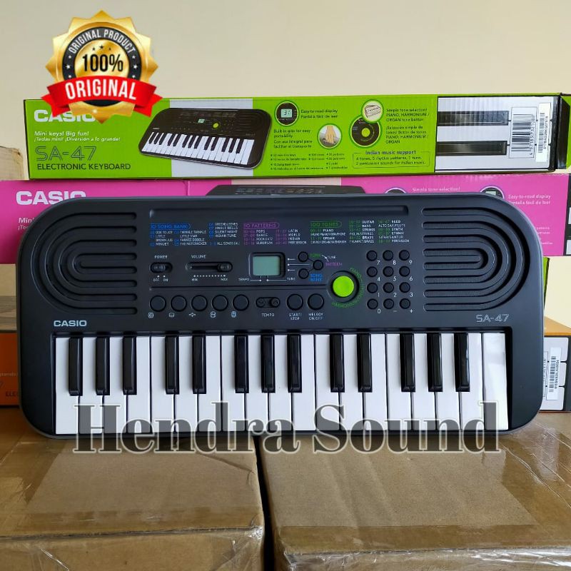 Jual Keyboard Casio SA 47 Mini (Keyboard Anak) | Shopee Indonesia