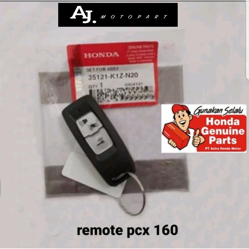 Jual remote pcx 160 remote K1Z 35121 K1Z N20 Ori honda ahm asli honda ...