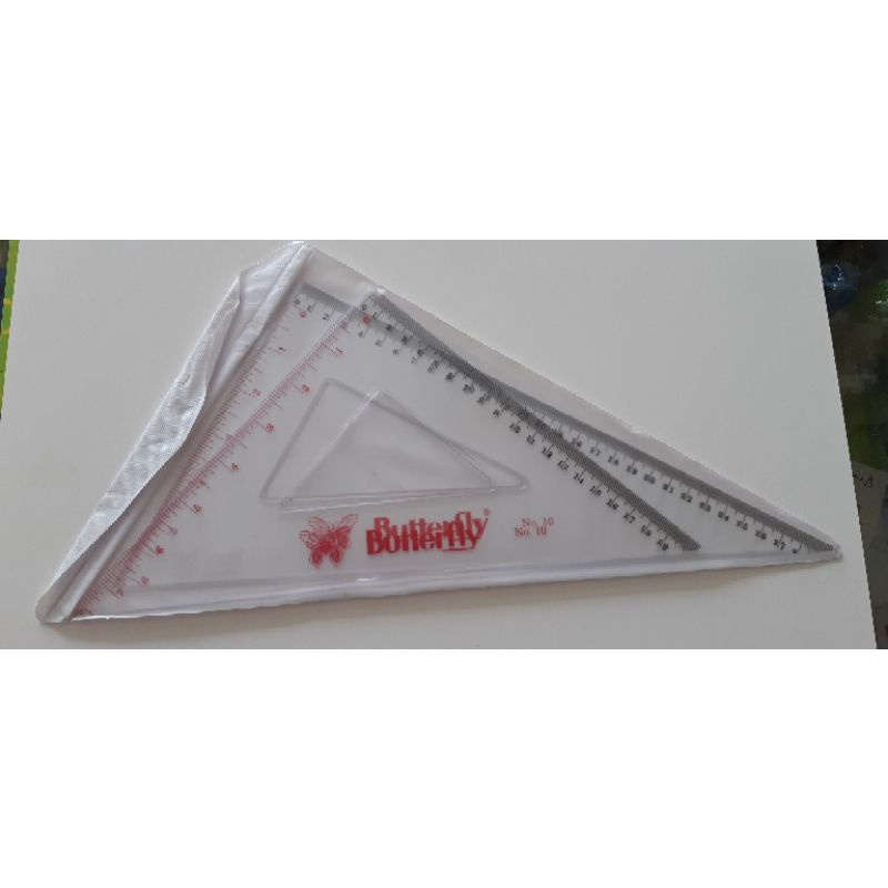 Jual penggaris segitiga no 10 / penggaris segitiga / penggaris segitiga ...