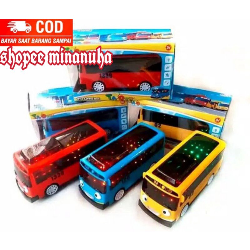 Jual MAINAN BUS TAYO EDUKASI BERNYANYI BUS TAYO LAMPU MUSIK TERBARU | Shopee Indonesia
