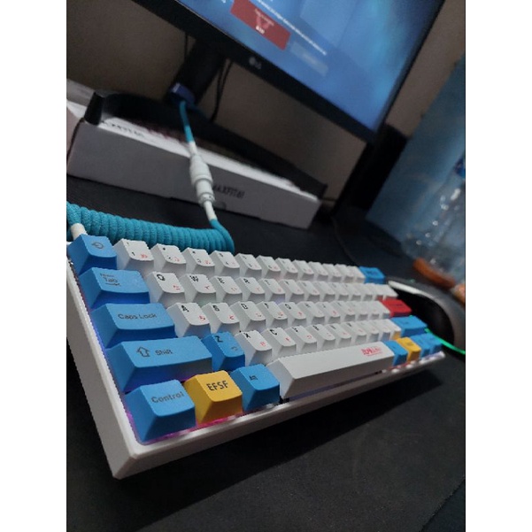 Jual Keyboard Maxfit61 dan Keycaps Pressplay gundam | Shopee Indonesia