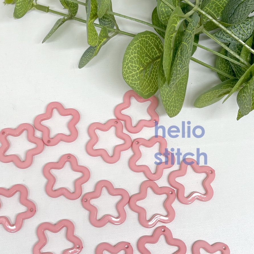 Jual 10 pcs Manik-manik Mote Charm - Bunga Flower Frame Besar | Shopee ...
