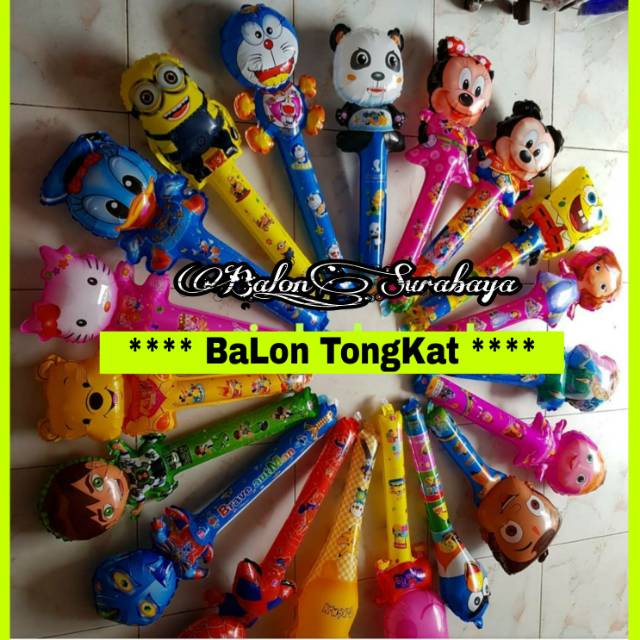 Jual Balon Tongkat / Balon Pentung uk 70cm | Shopee Indonesia