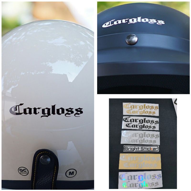 Jual STICKER HELM CARGLOSS CUTTING | Shopee Indonesia