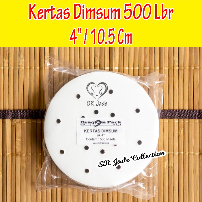 Jual Kertas Dimsum 4" 10,5 Cm 500 Lembar 4 Inci Dim Sum Paper Kertas ...