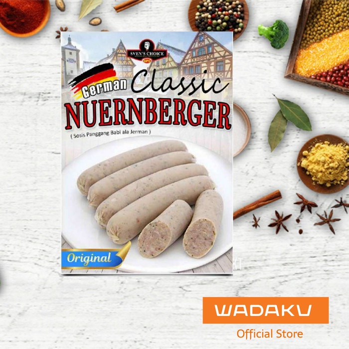 Jual sosis babi sven's choice German Classic Nuernberger sausages 350g ...