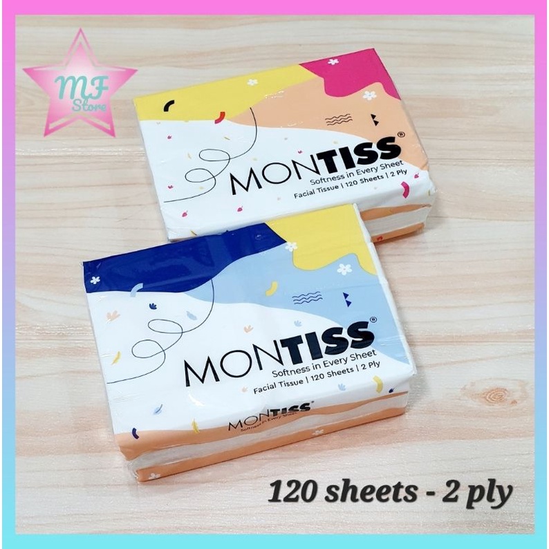 Jual MONTISS Facial Tissue / Tisu wajah MONTISS 2 ply | Shopee Indonesia