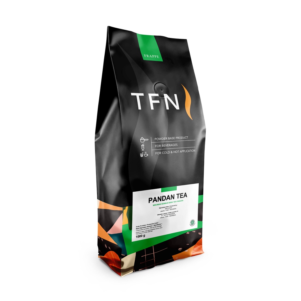 Jual Toffin Frappe Pandan Tea Powder 1kg // Bubuk Minuman Rasa Teh ...