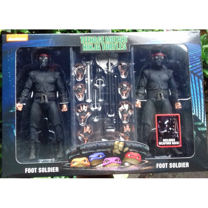 Jual NECA Foot Soldier 2 pack Weapon Rack Teenage Mutant Ninja Turtles ...