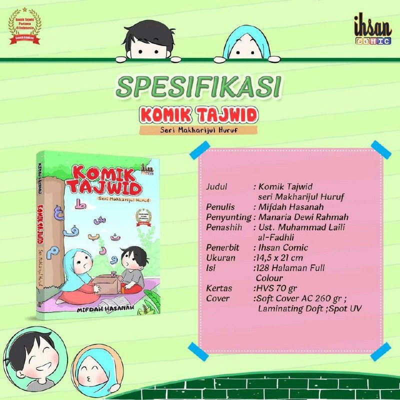Jual KOMIK TAJWID SERI MAKHARIJUL HURUF | Shopee Indonesia Jual KOMIK TAJWID SERI MAKHARIJUL HURUF | Shopee Indonesia