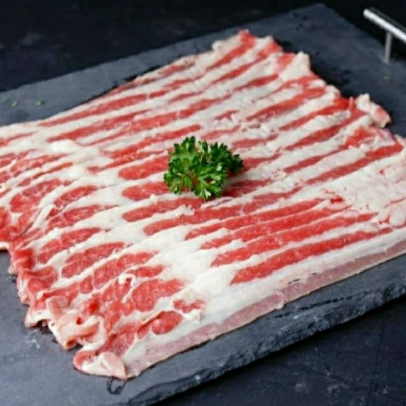 Jual daging slice yakiniku / us beef slice 500 gr / sukiyaki sabu ...