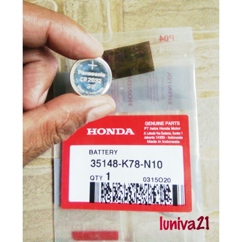 Jual Baterai Remote Motor Honda PCX ADV Original AHM | Shopee Indonesia
