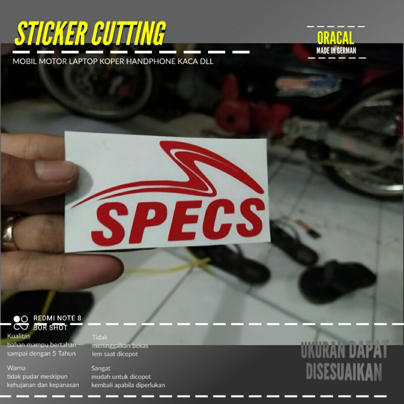Jual STIKER SPECS STICKER CUTTING TRANSPARAN | Shopee Indonesia