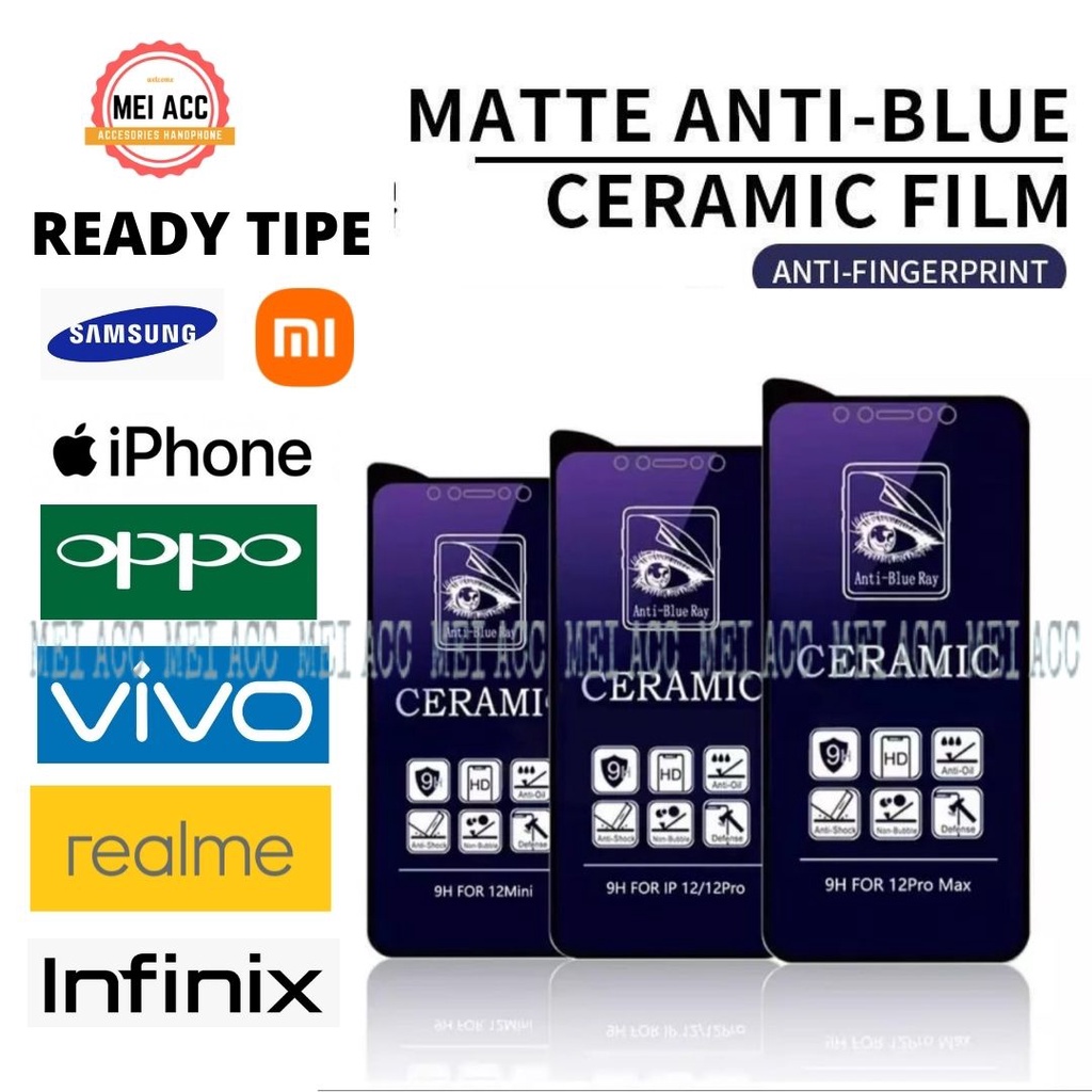 Jual Ceramics Anti Blue Anti Radiasi - Tempered Glass Oppo F11 F11 Pro ...