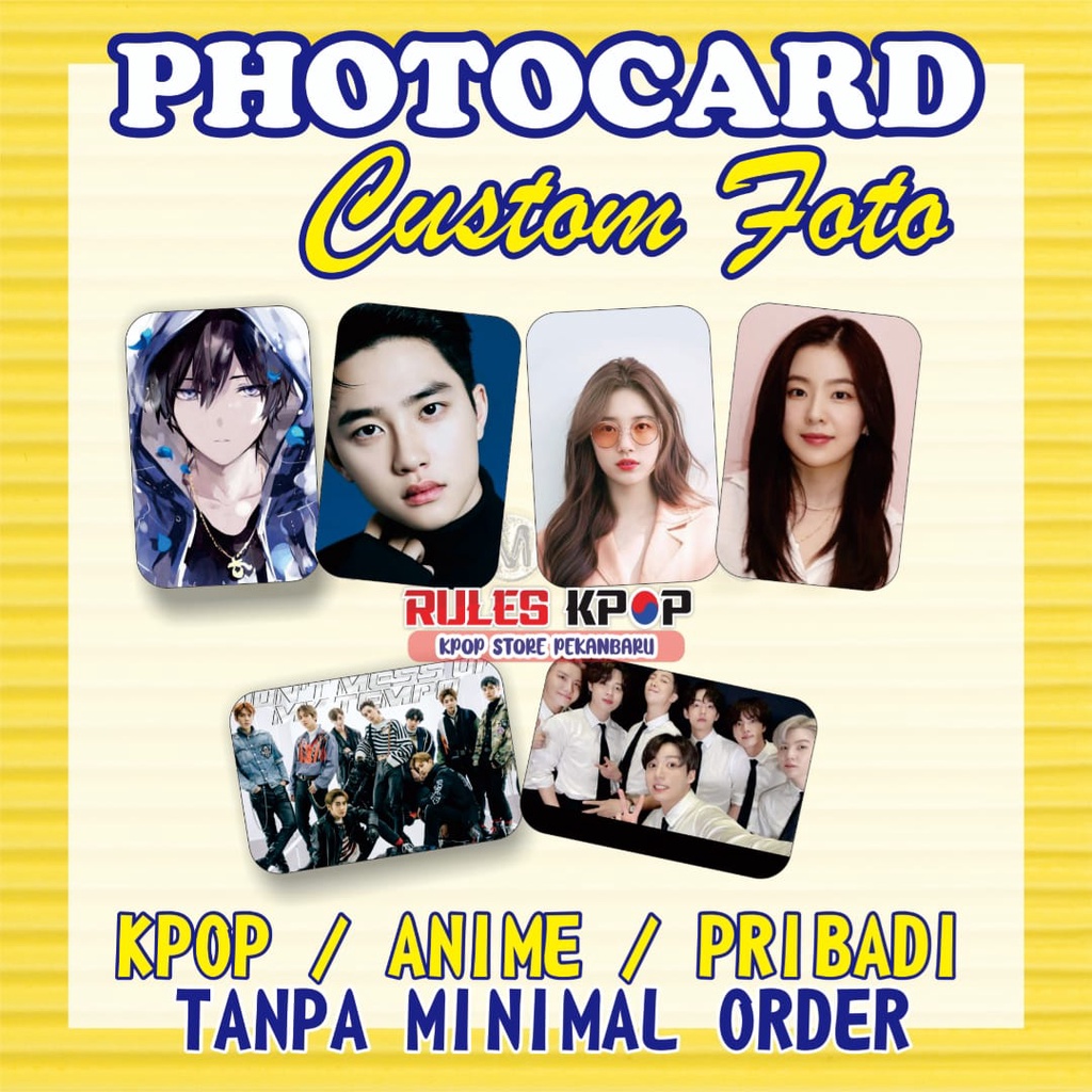 Jual (CUSTOM) PHOTOCARD CUSTOM FOTO POLAROID CUSTOM FOTO PHOTOCARD ...