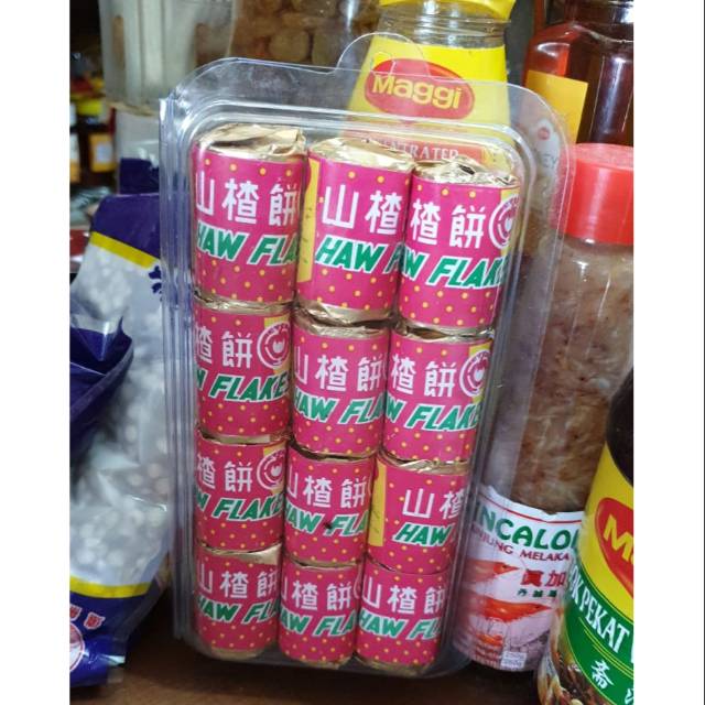 Jual PERMEN SANCA CHINA HAW FLAKES [ISI 12] | Shopee Indonesia