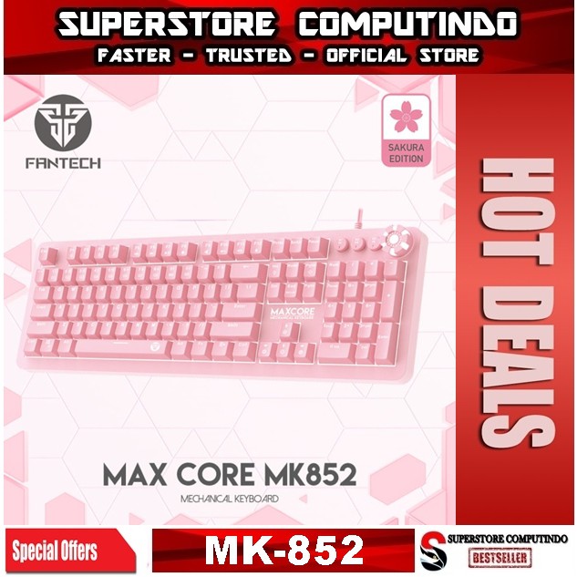 Jual Fantech SAKURA EDITION MaxCore MK852 Keyboard Gaming Mechanical ...