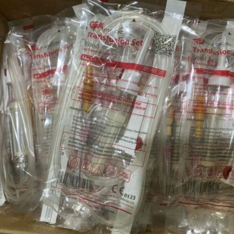 Jual Blood Set Gea - Blood Transfusion Set Gea - Set Tranfusi Darah Gea ...