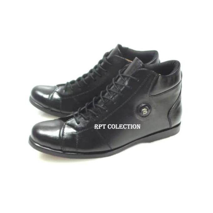 Jual Sepatu Boot Pria Kulit Asli Bally 204 Hitam Produc Terbaru ...
