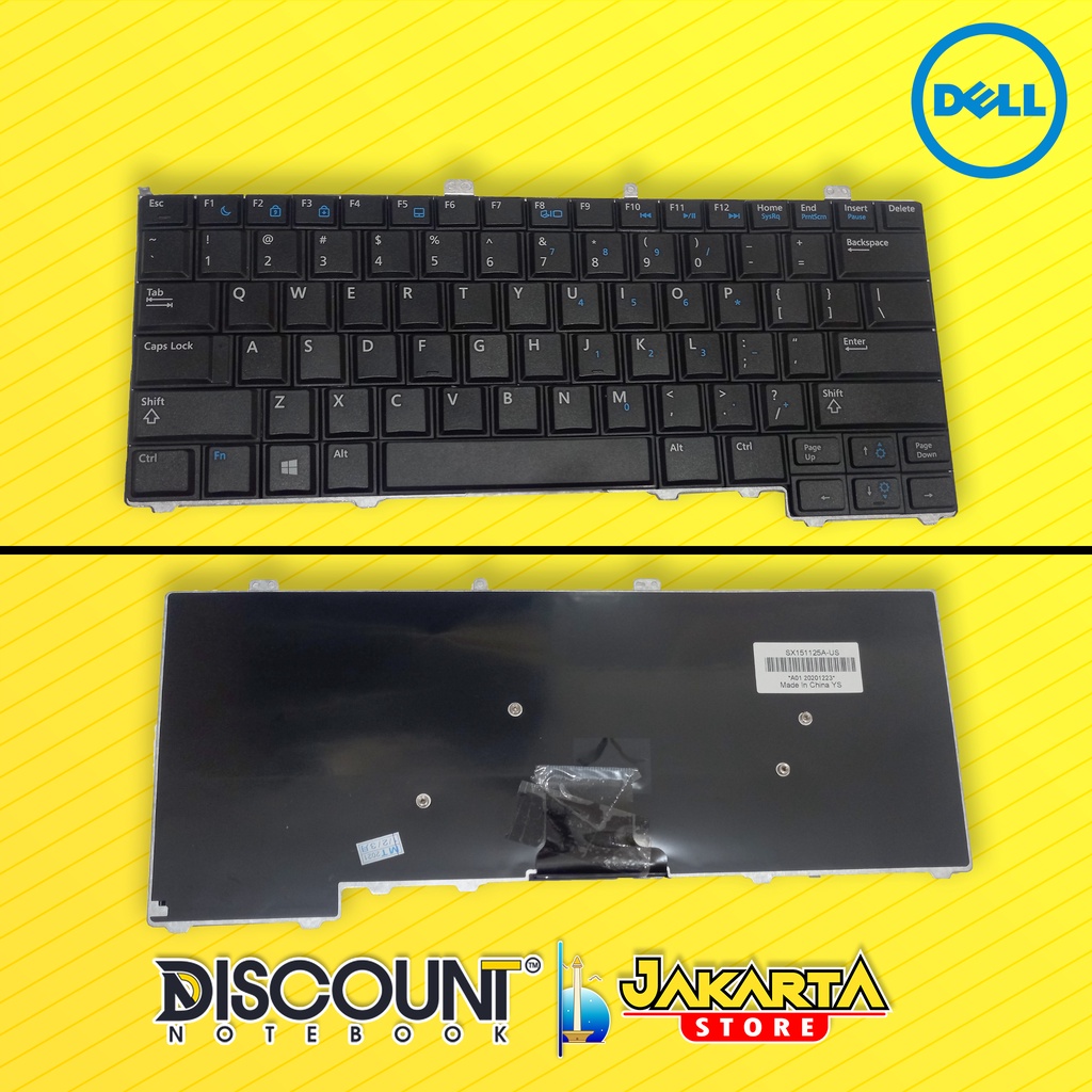 Jual Keyboard Original Dell Latitude E7240 E7420 E720D E7440 No BL NO ...