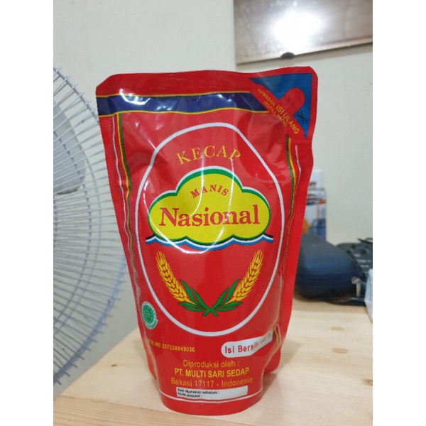 Jual Kecap Manis Nasional Refill 520ml | Shopee Indonesia