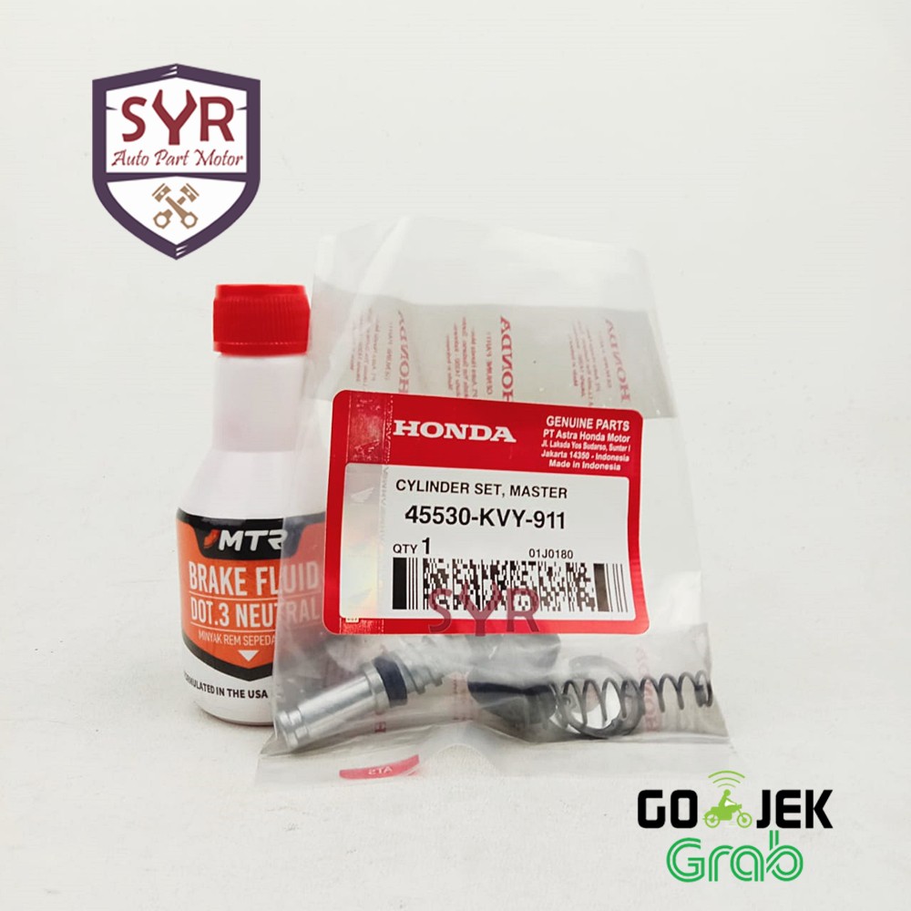 Jual PAKET SEAL MASTER REM + MINYAK REM BEAT VARIO (KVY+MTR DOT 3) BEST ...