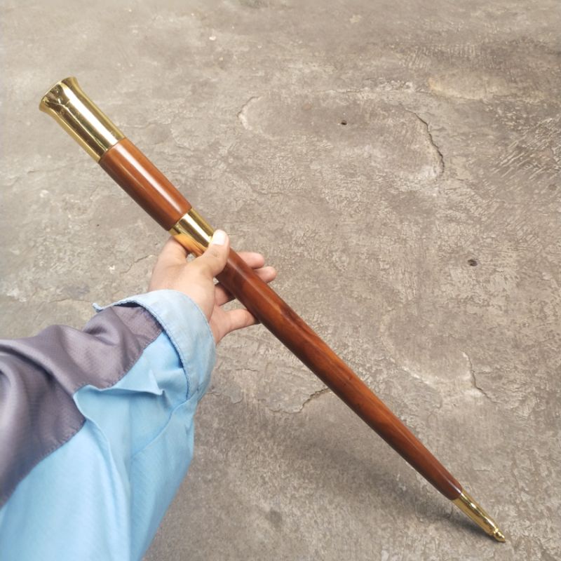 Jual Tongkat Komando isi Tom Bak Pamor Udan mas | Shopee Indonesia