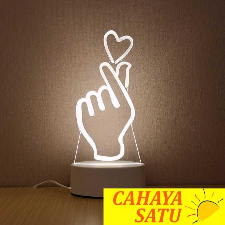 Jual Lampu 3D LED Transparan Design | Shopee Indonesia