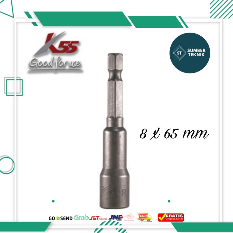 Jual Magnetic Nut Setters / Mata Roofing Baja Ringan 8 x 65 mm | Shopee Indonesia