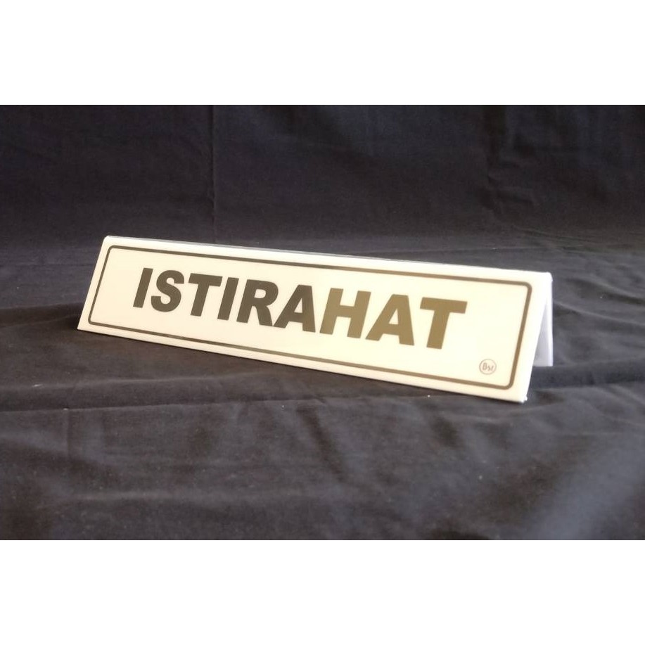 Jual Label Meja Akrilik Istirahat/Tutup | Shopee Indonesia
