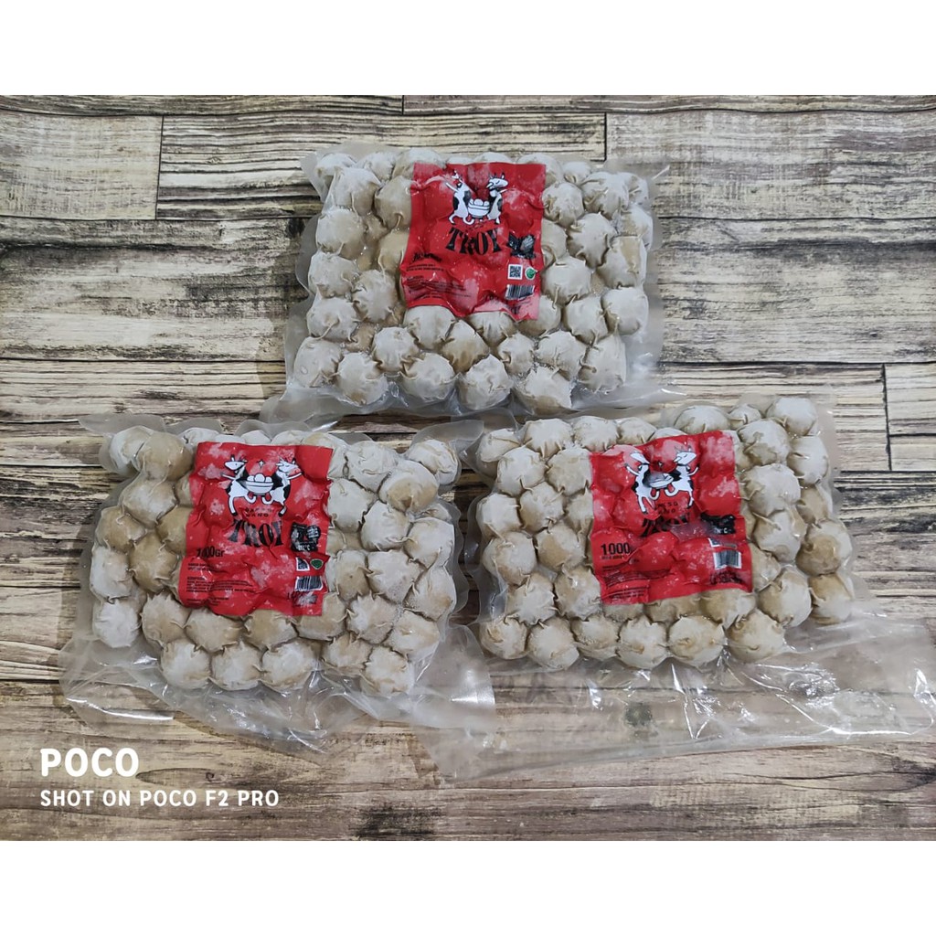 Jual Bakso Sapi Halus Super Bang Troy 1 kg | Shopee Indonesia