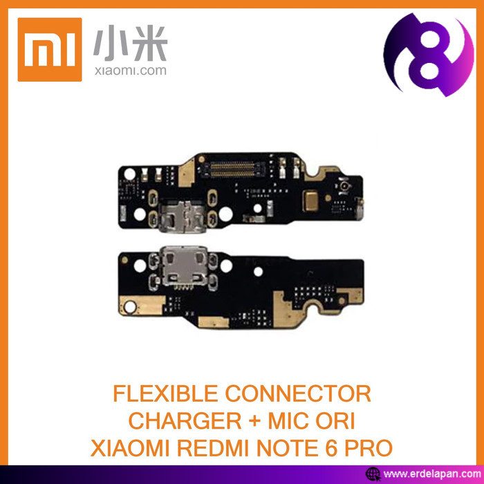 Jual FLEXIBLE CONNECTOR CHARGER + MIC ORI (XIAOMI REDMI NOTE 6 PRO ...
