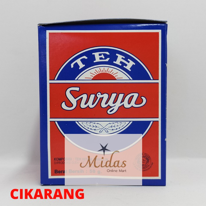 Jual Teh Surya Hitam 50 gram | Shopee Indonesia