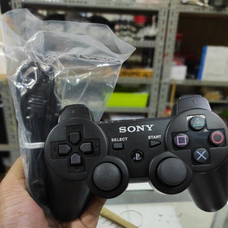 Jual Stick Stik PS3 Wireless Controller Joystick DS3 OP HITAM MERAH ...