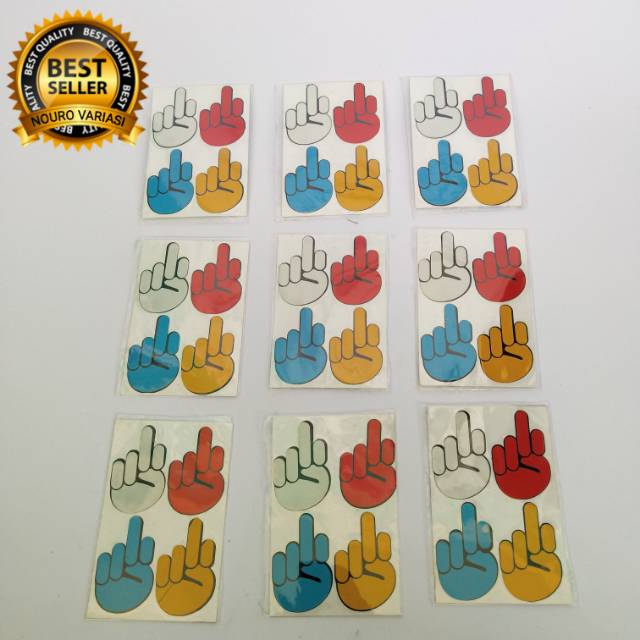 Jual stiker cutting sticker tumpuk thailand isi 4 kualitas terbaik TER ...