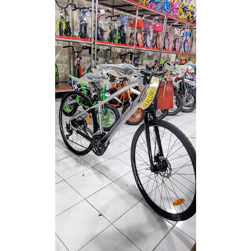 Jual SEPEDA GUNUNG HYBRID THRILL VOLARE 2.0 / MTB MURAH / SEPEDA MURAH ...