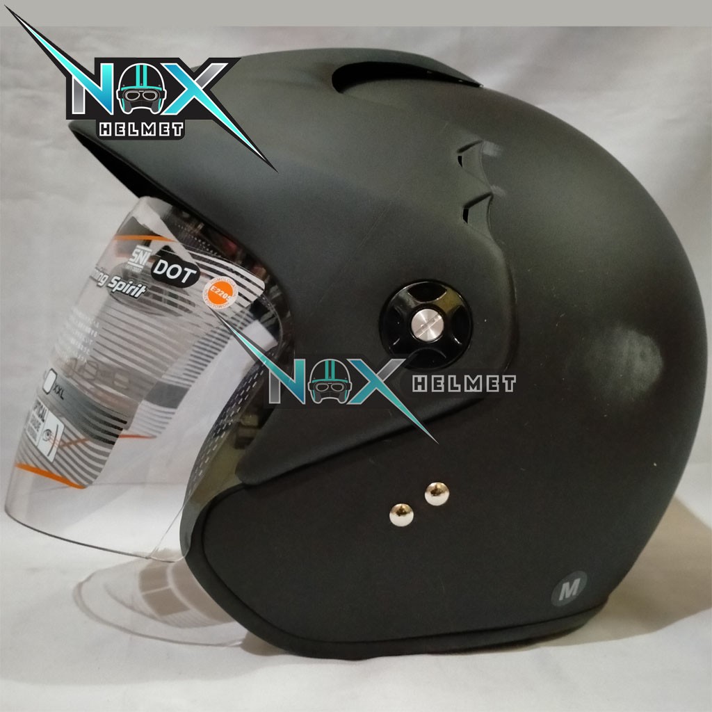 Jual Helm INK CX 390 ORIGINAL Klasik Classic Batman Solid/Polos Half ...