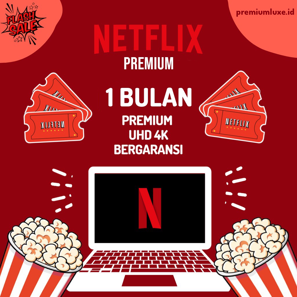 Jual NETFLIX PREMIUM UHD 4K GARANSI 1 BULAN | Shopee Indonesia