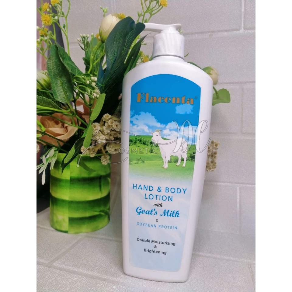 Jual PLACENTA Hand & Body Lotion Goat's Milk Double Moisturizing ...