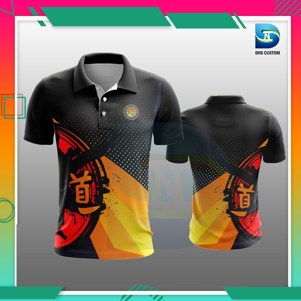 Jual Baju Wangki Pria Taekwondo Berkerah Fullprint Custom art02 ...